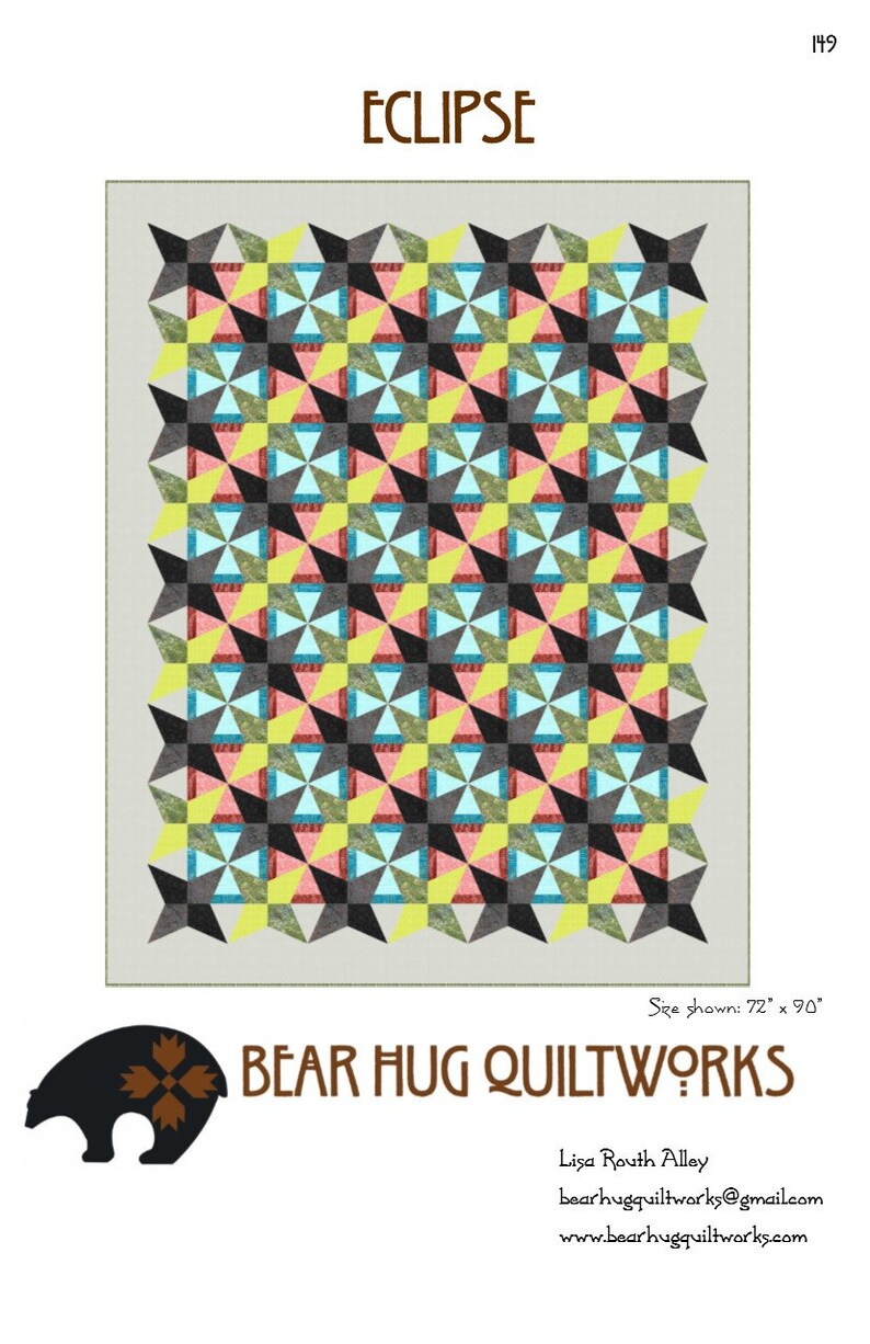Eclipse Quilt Pattern - Etsy