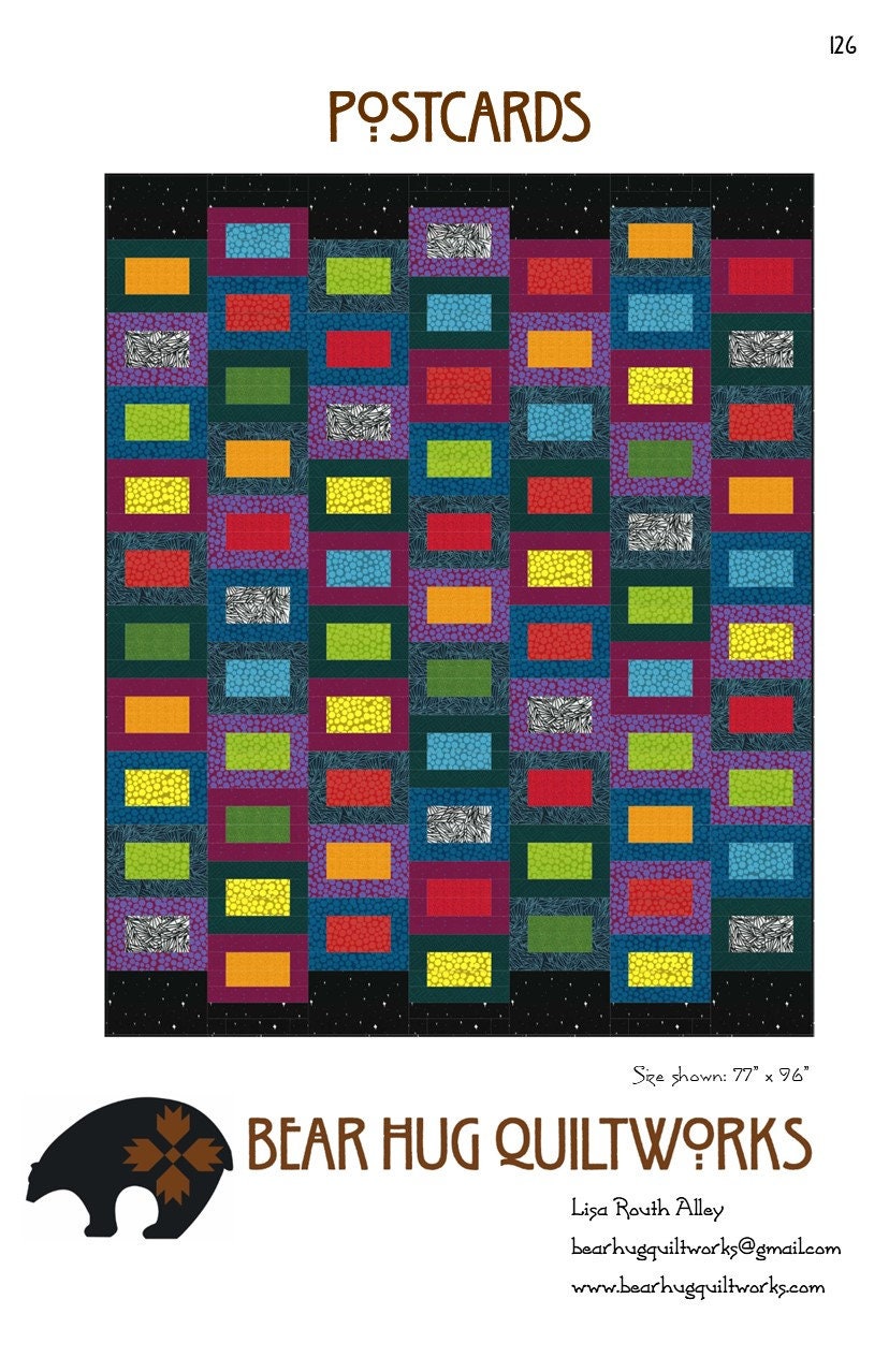 Postcards Quilt Pattern - Etsy