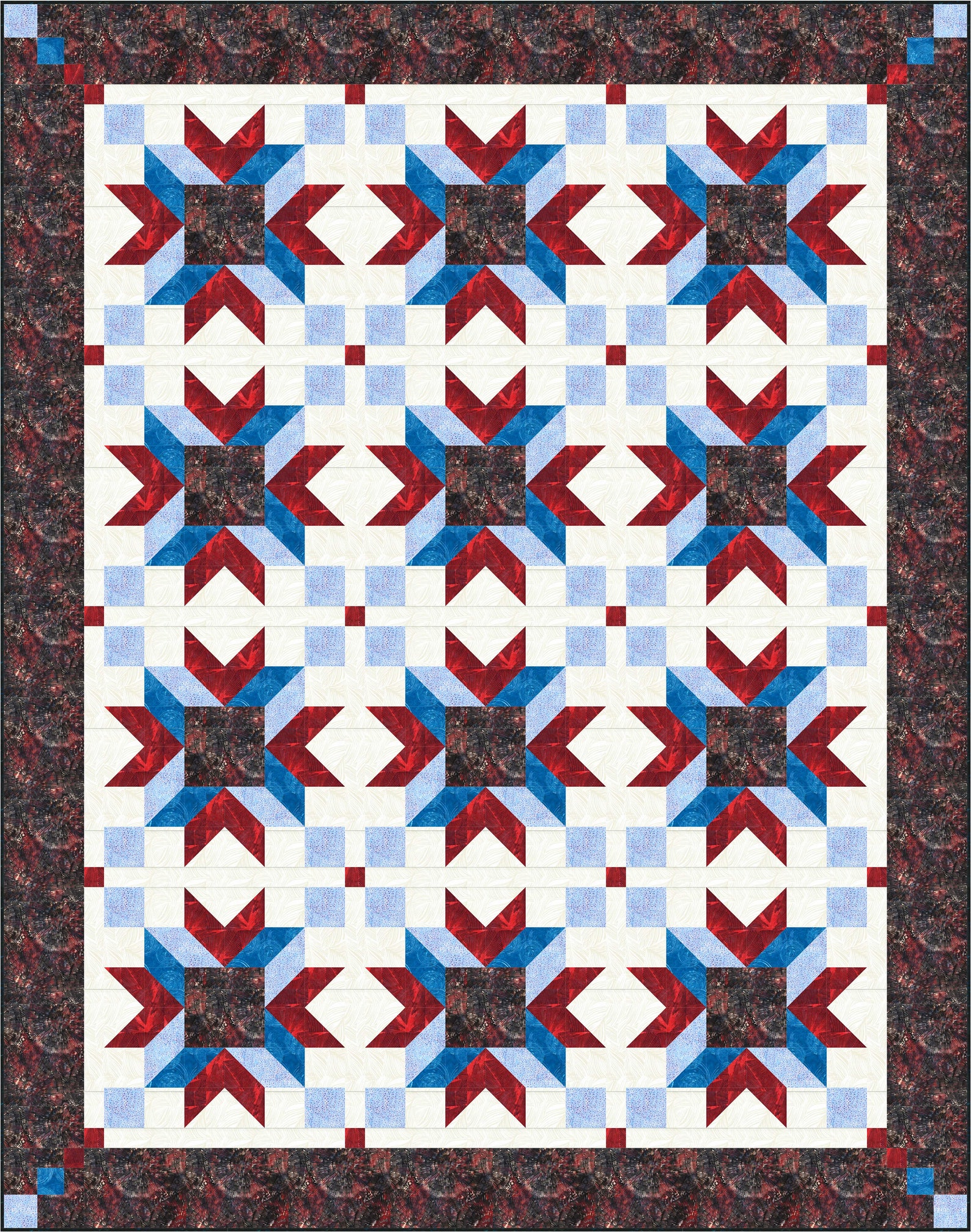 North Star Quilt Pattern - Etsy