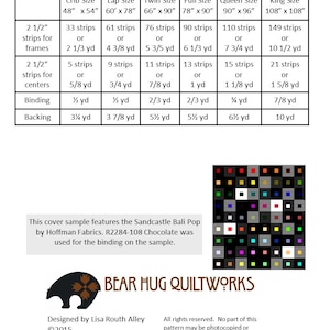 Swatch Quilt Pattern - Etsy