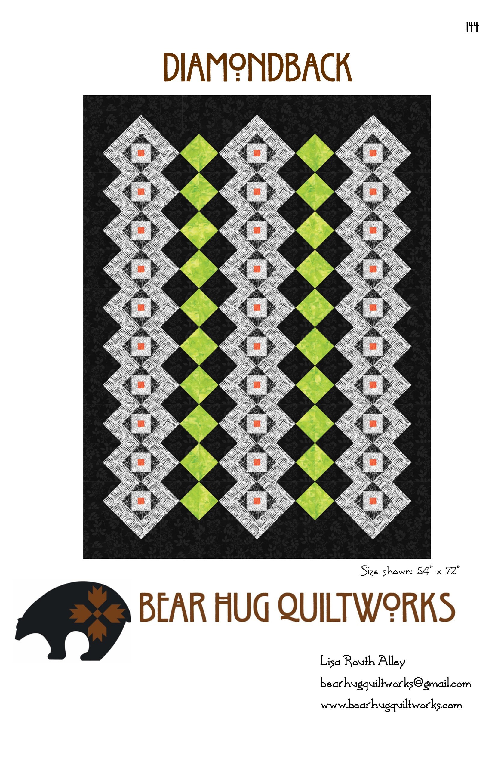 Diamondback Quilt Pattern - Etsy
