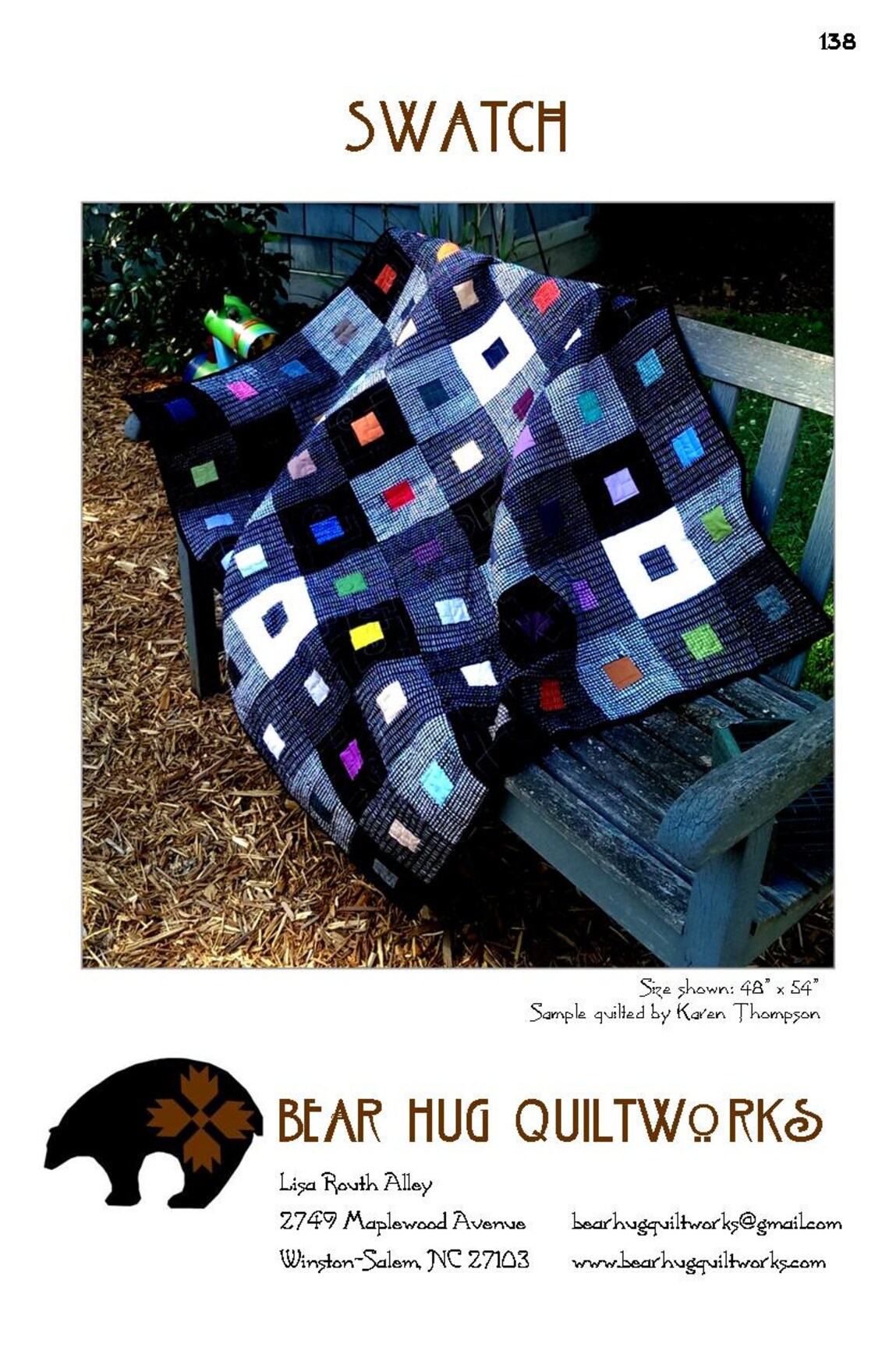 Swatch Quilt Pattern - Etsy
