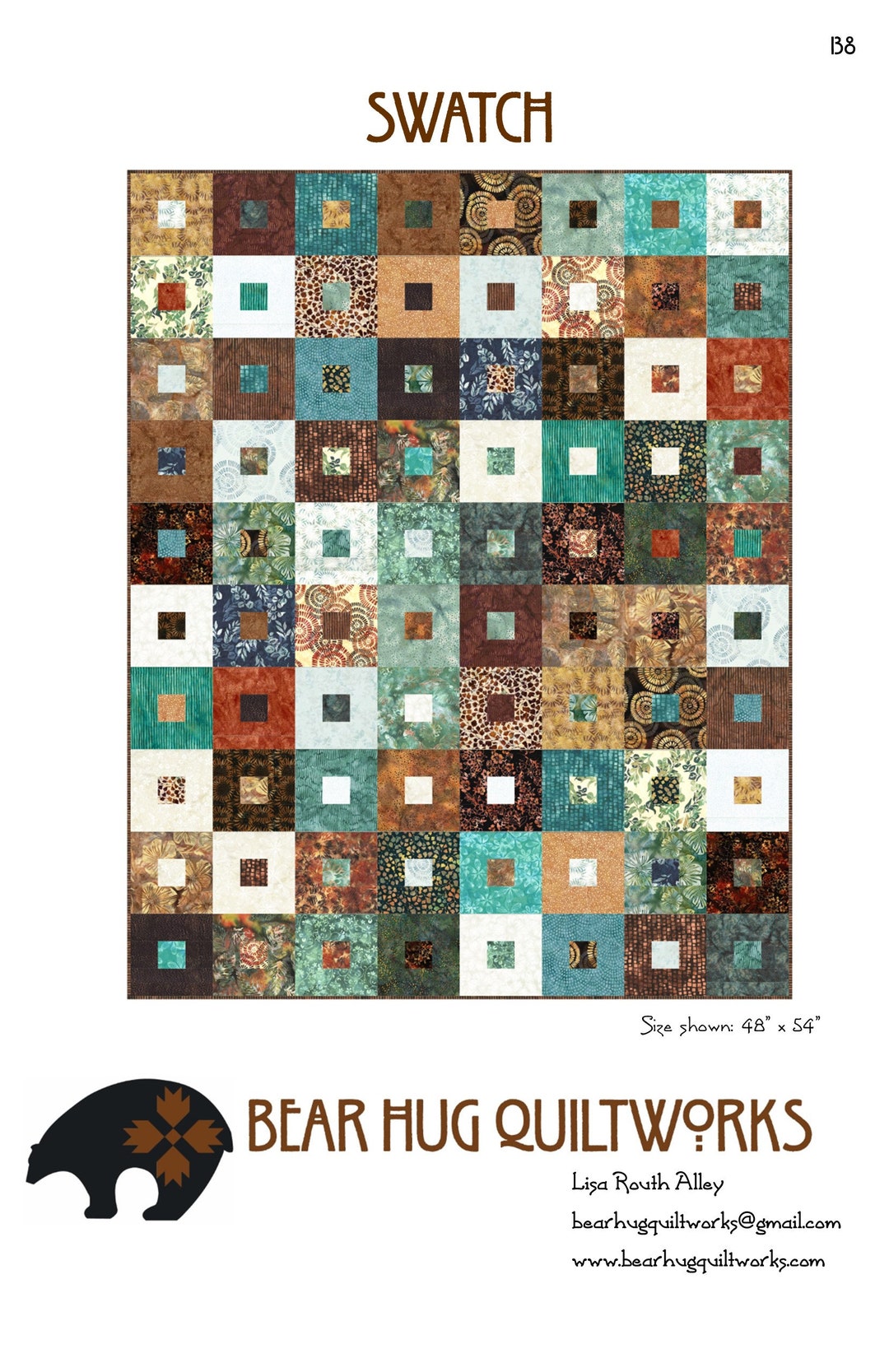 Swatch Quilt Pattern - Etsy