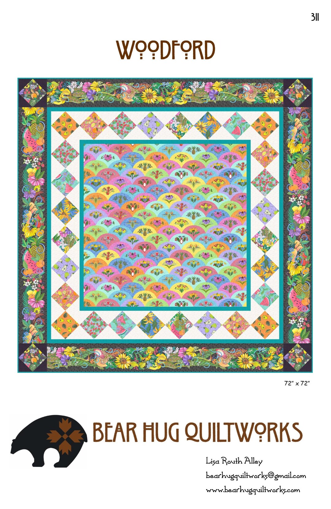 Woodford Quilt Pattern - Etsy