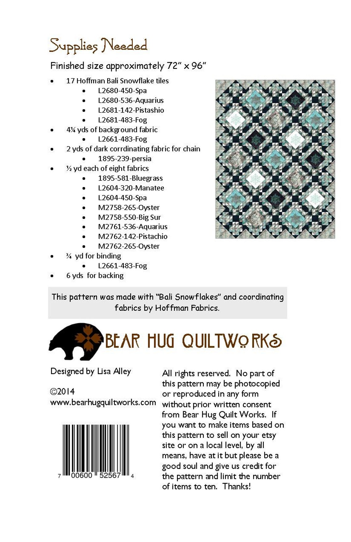 Elements Quilt Pattern - Etsy