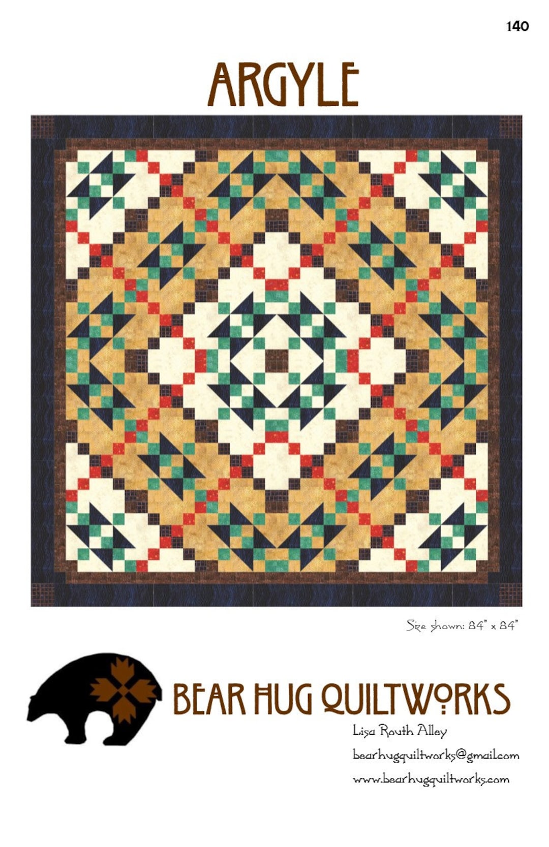 Argyle Quilt Pattern - Etsy