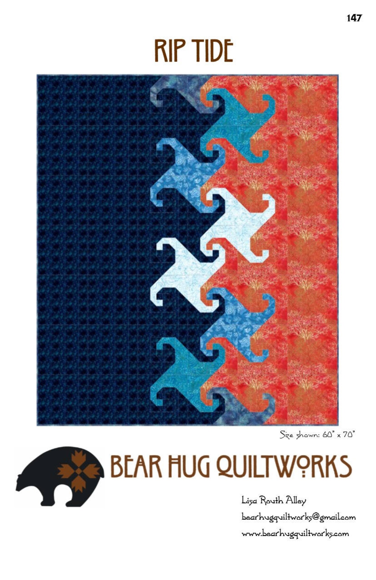 Rip Tide Quilt Pattern - Etsy