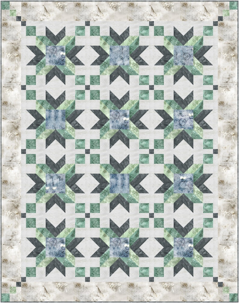 North Star Quilt Pattern - Etsy