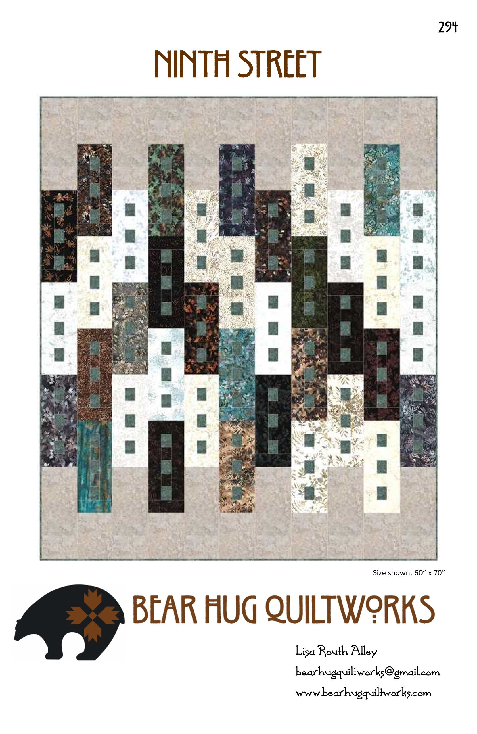 Ninth Street Quilt Pattern - Etsy