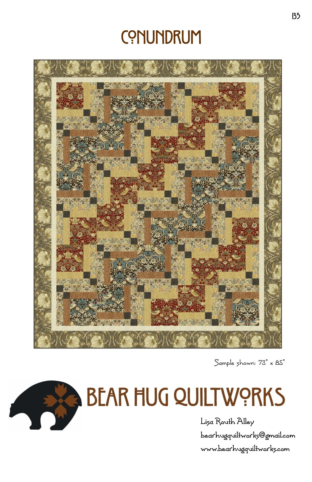 Conundrum Quilt Pattern - Etsy