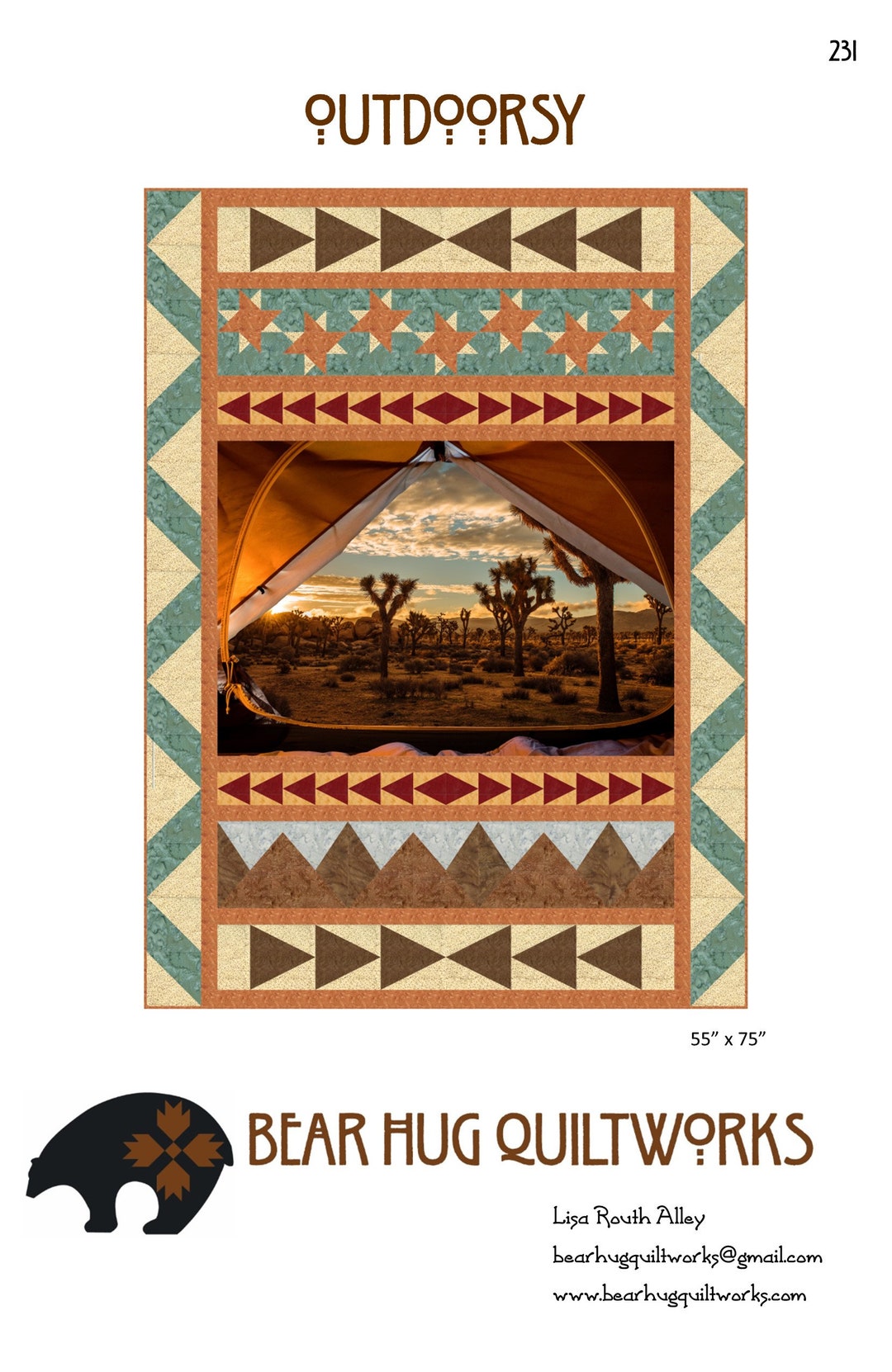Outdoorsy Quilt Pattern - Etsy