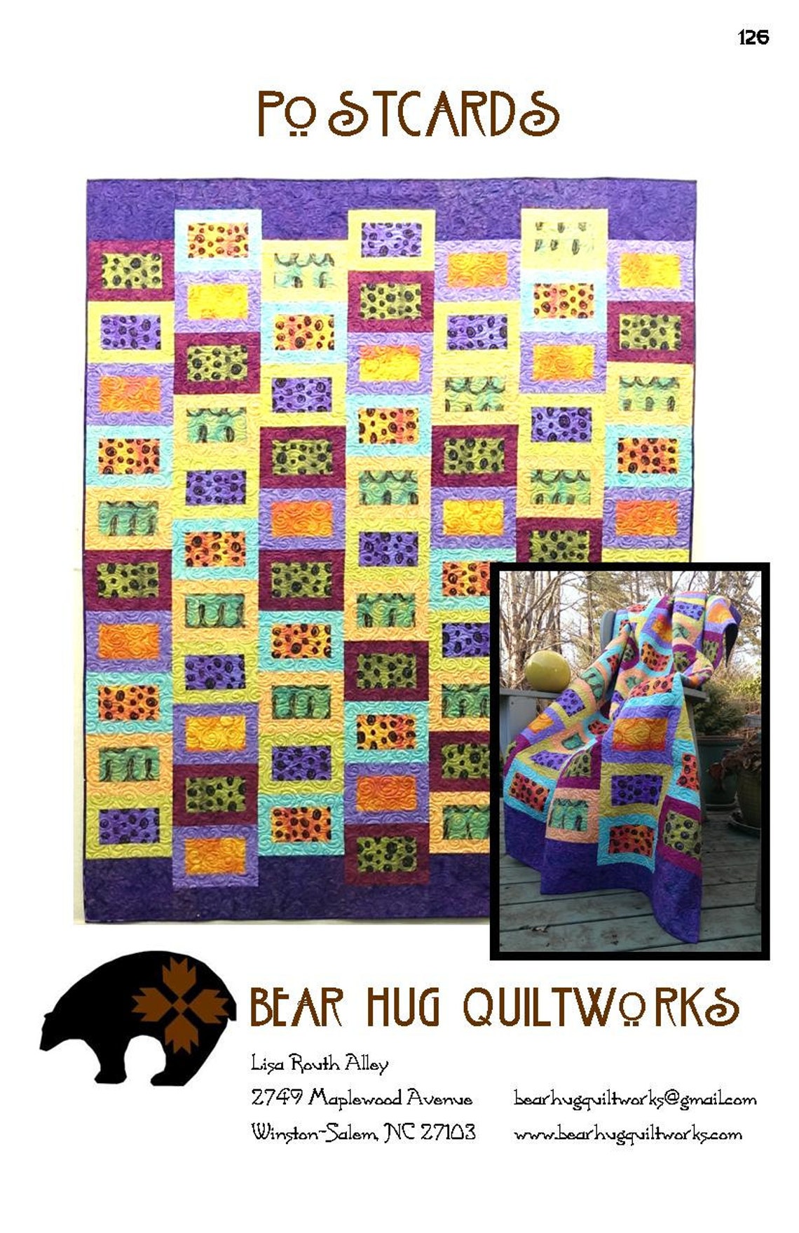 Postcards Quilt Pattern - Etsy