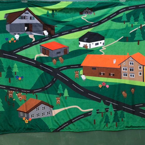 Farm Play Mat - Etsy