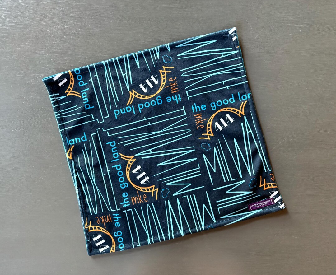 Milwaukee Minky Lovey: Wisconsin Baby Security Blanket - Etsy