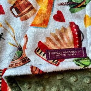 GERMANY Minky Blanket or Lovey German Baby Blanket Minky and Faux Fur ...