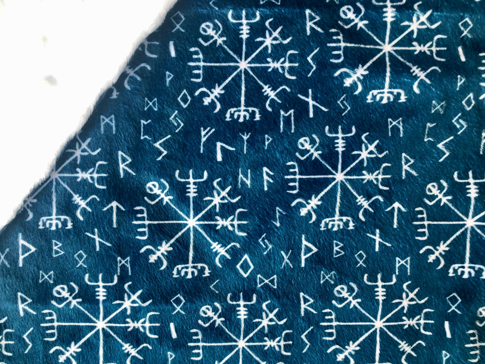 VIKING Runes Minky Blanket or Lovey Baby Blanket Minky and - Etsy