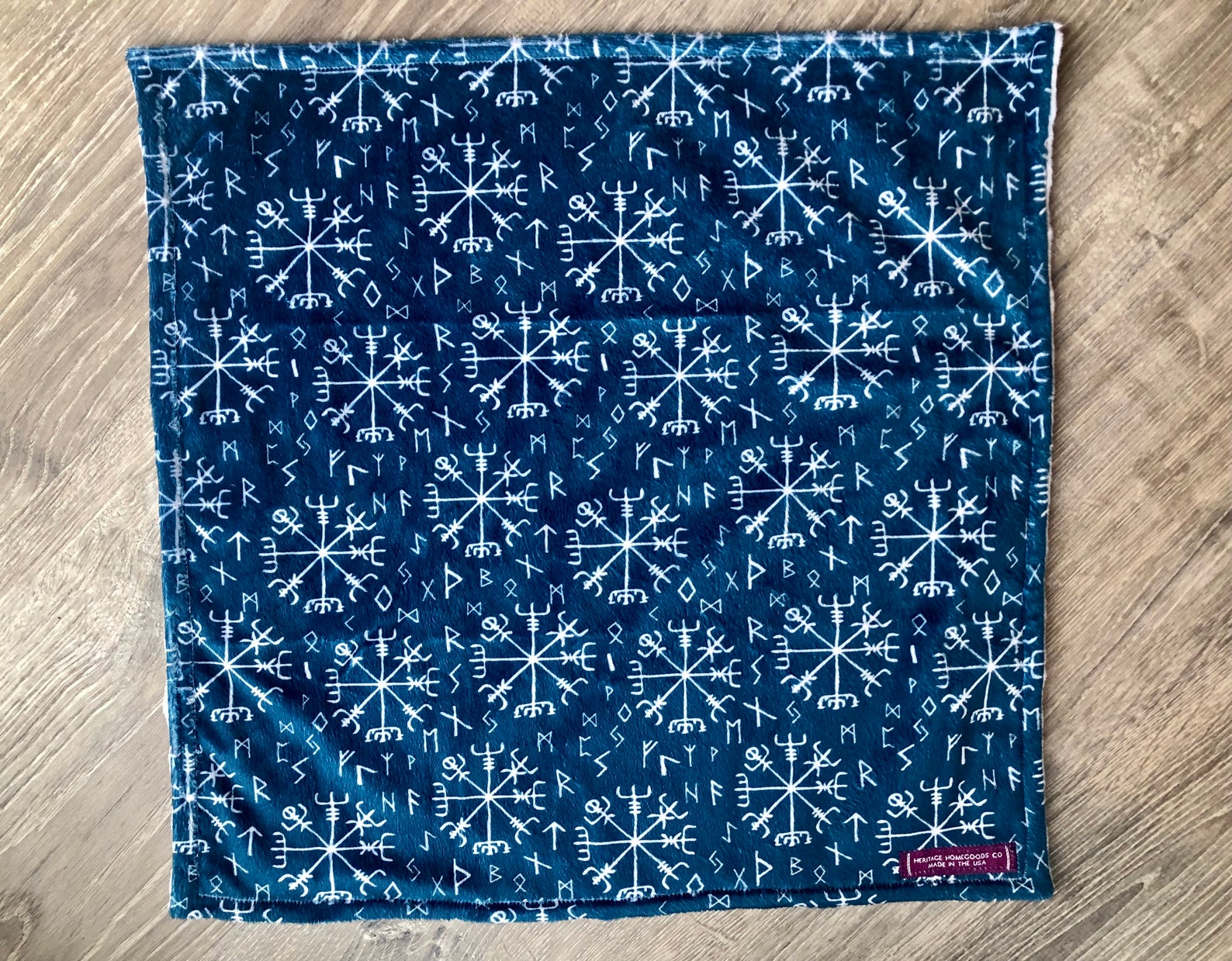 VIKING Runes Minky Blanket or Lovey Baby Blanket Minky and - Etsy