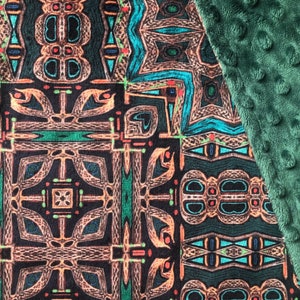 CELTIC Minky Blanket or Lovey. Ireland, Scotland, Wales Baby Blanket ...