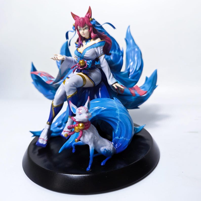 Sprite Blossom Ahri League of Legends Figurines, Gaming Setup, Moba ...