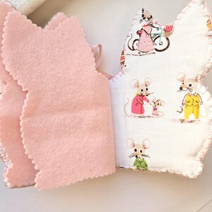 Kitty Needle Book, Cute Way to Store Pins & Needles, Mouse ...
