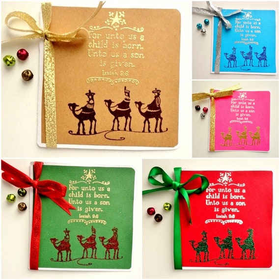 items-similar-to-handmade-religious-christmas-cards-set-of-5-christian