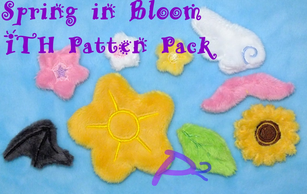 ITH Patterns Spring In Bloom Pack In The Hoop Broderie - Etsy France