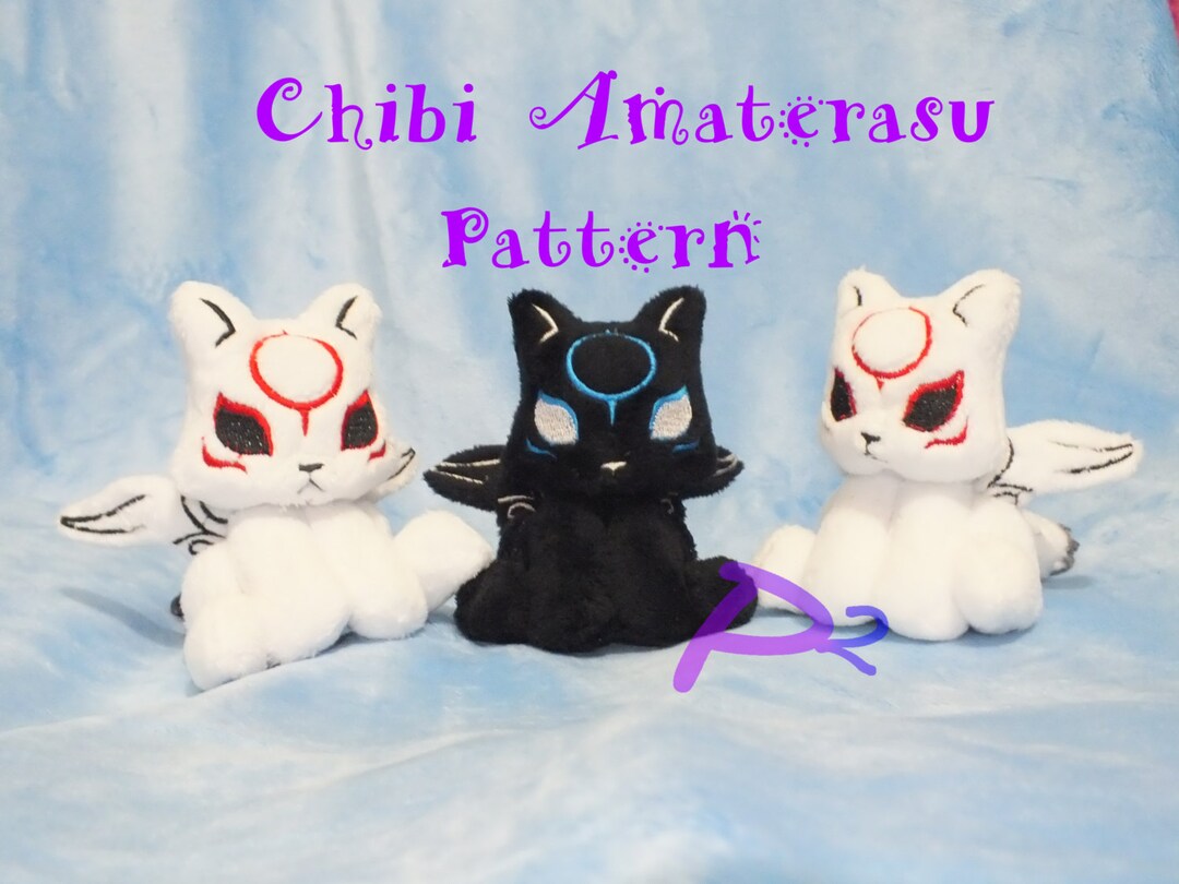 Chibi Amaterasu Plush ITH Pattern: Embroidery & Printable (PDF) - Etsy