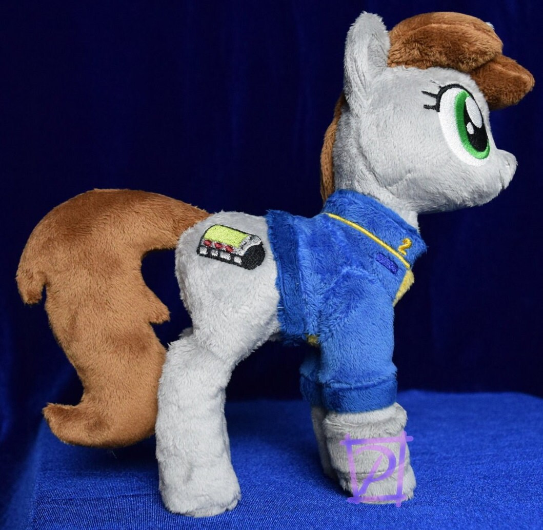 Little Pip 7.5" Beanie - Fallout Equestria Plush - Made to Order - Etsy