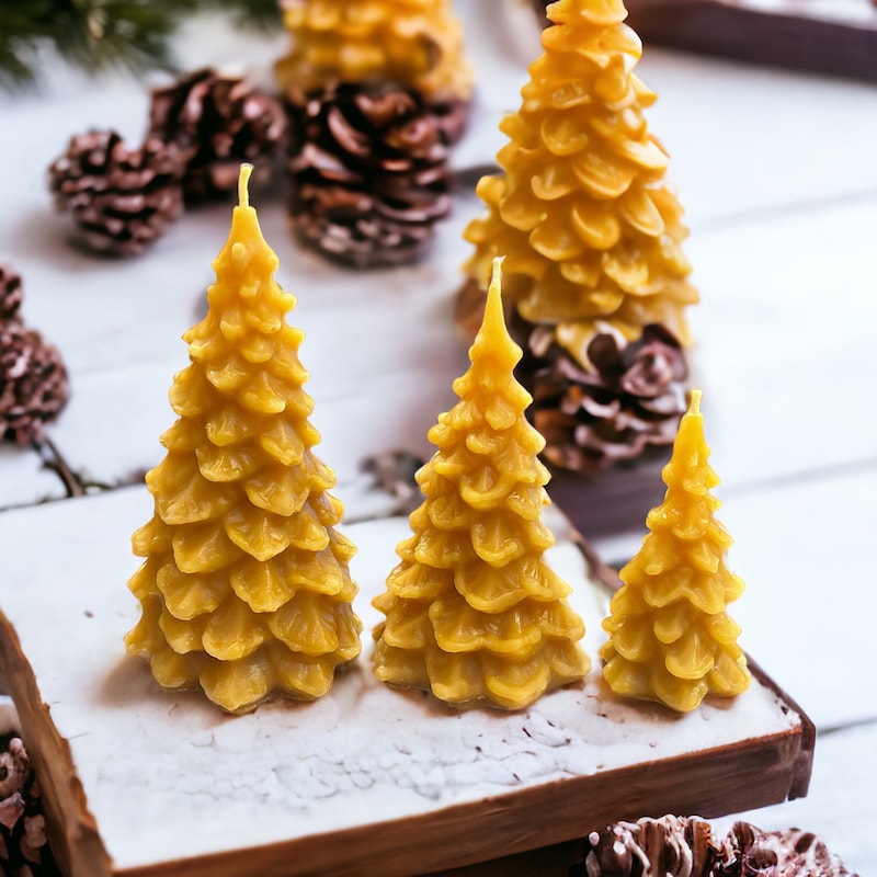 Beeswax Cabin Candle - Etsy