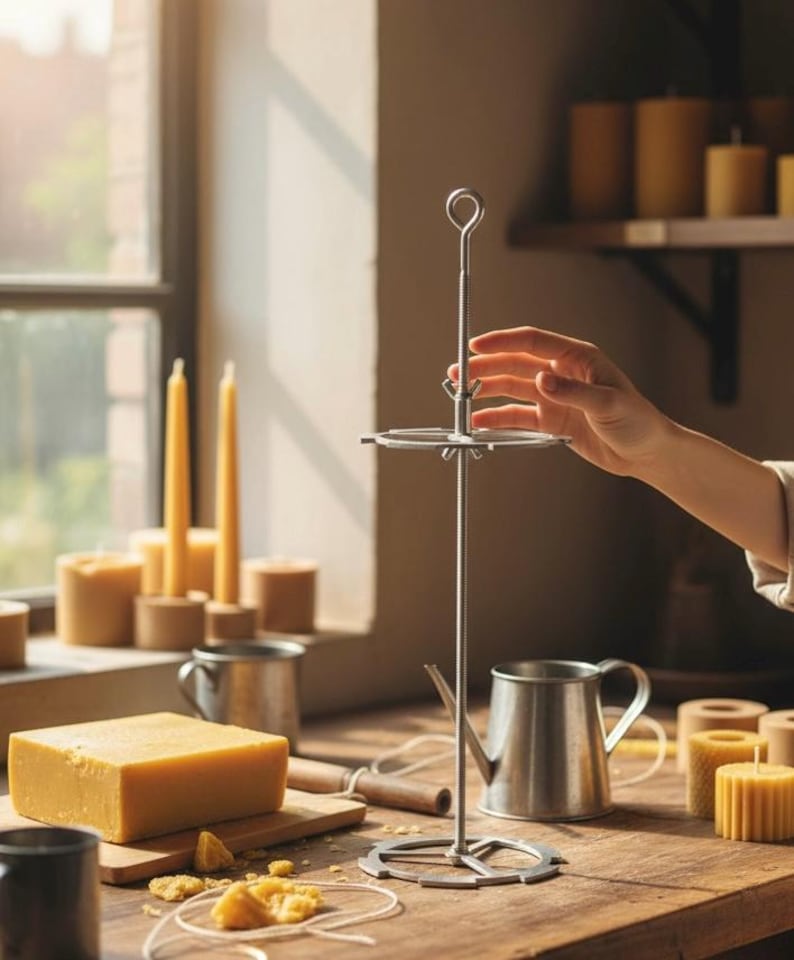 Candle Dipping Carousel for Taper Candles – Aluminum Candle Dipping ...