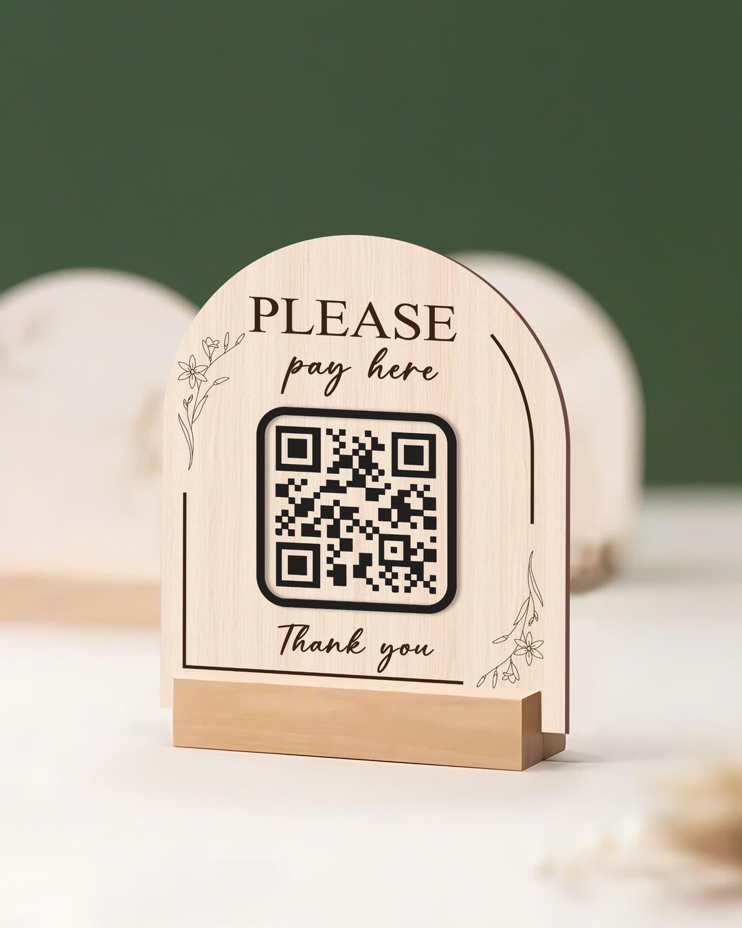 Custom Mini QR Code Sign | Payment Sign | Social Media QR Code Sign ...