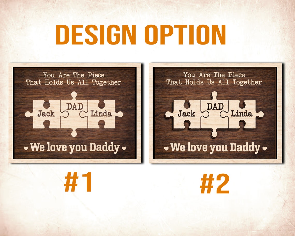 Fathers Day Puzzle Sign| Custom Fathers Day Puzzle Sign| You Are the ...