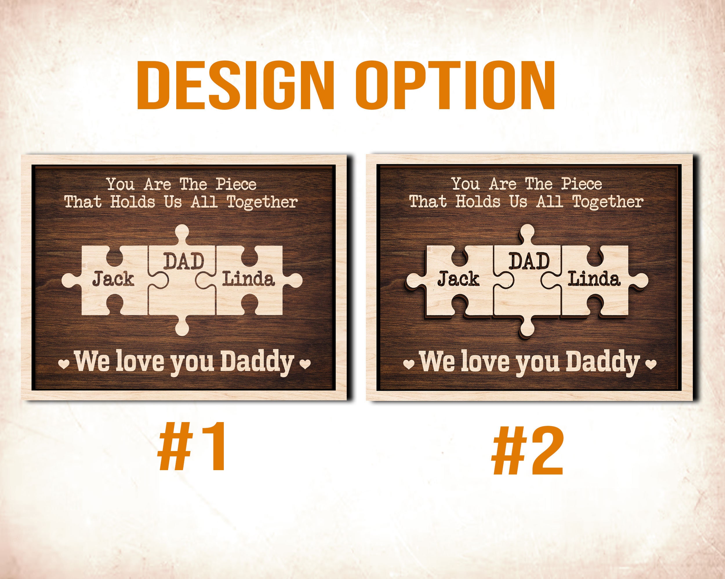 Fathers Day Puzzle Sign| Custom Fathers Day Puzzle Sign| You Are the ...