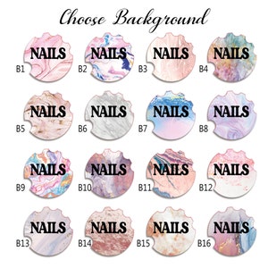 New! Custom Nail Logo| 3D Acrylic Nailfie Photo Prop, Nail Technician ...