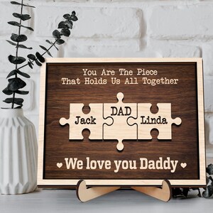 Fathers Day Puzzle Sign| Custom Fathers Day Puzzle Sign| You Are the ...