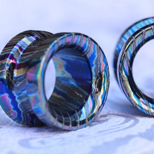 Timascus Plugs Gauge Ear Plugs Timascus Plug Ear Rings Timascus Gage - Etsy
