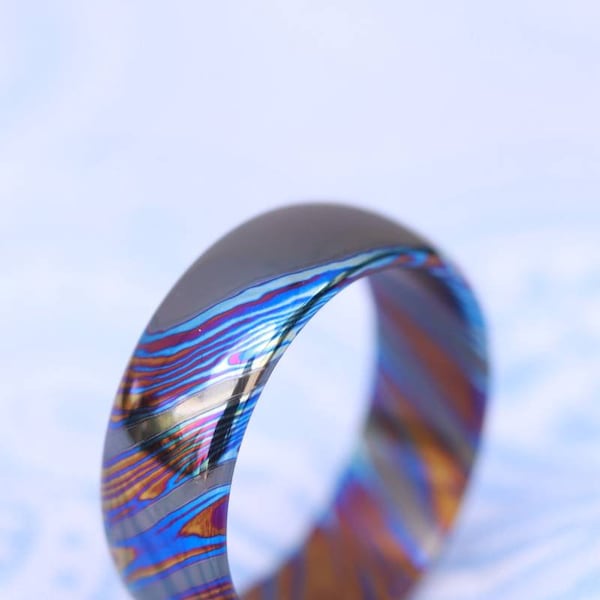 Timascus Signet Ring - Etsy