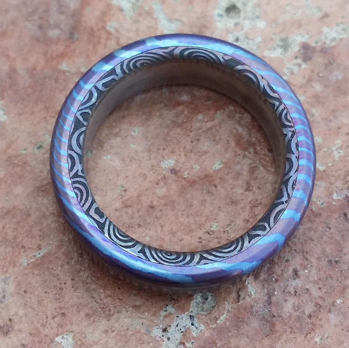 6mm Black Timascus / Zrti & Stainless Damascus - Etsy