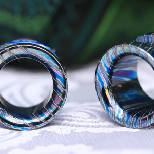 Timascus Plugs Gauge Ear Plugs Timascus Plug Ear Rings Timascus Gage - Etsy
