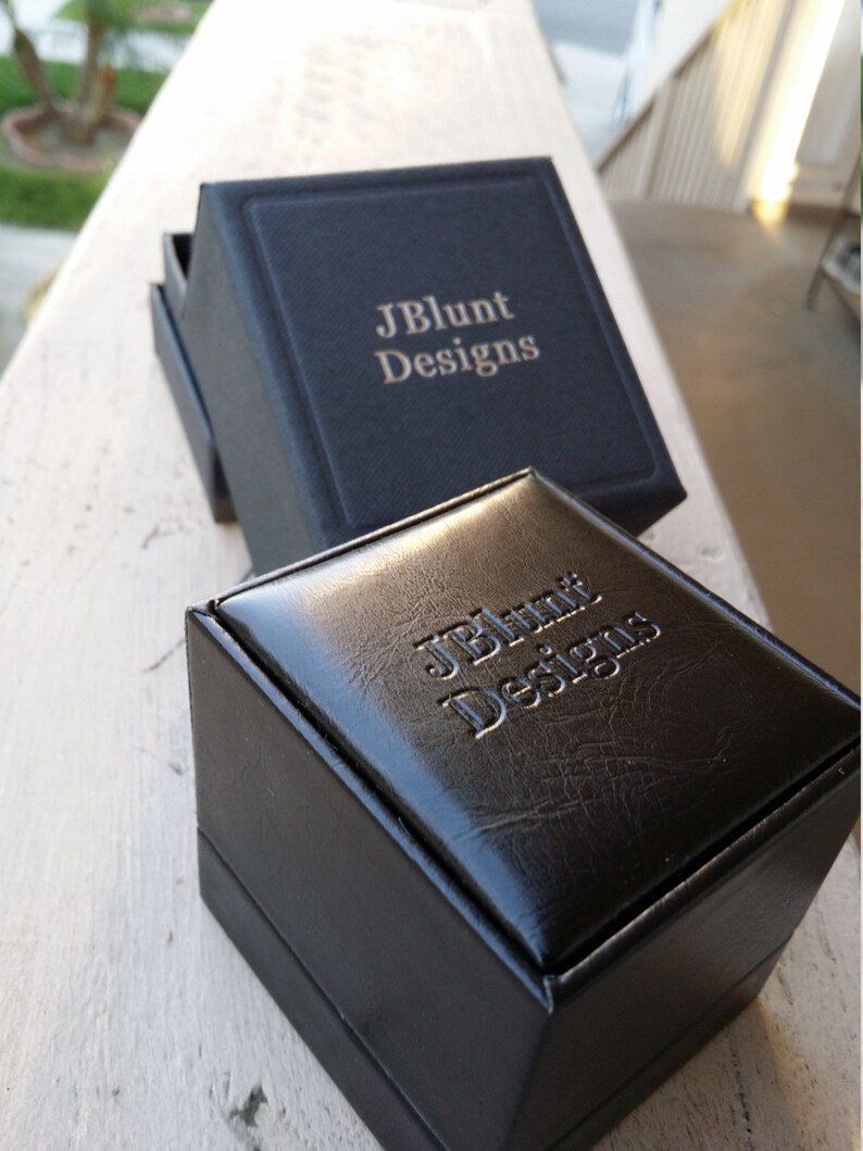LIMITED EDITION***DARK Black Zrti Ring 8mm (polished) Timascus Ring ...