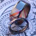 LIMITED EDITION** Solid Black Timascus Chamfered Zrti Ring Set 2 Rings ...