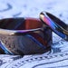 LIMITED EDITION** Solid Black Timascus Chamfered Zrti Ring Set 2 Rings ...
