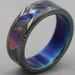 LIMITED Edition***solid Black Timascus, Zrti Ring 8mm Mens Timascus ...