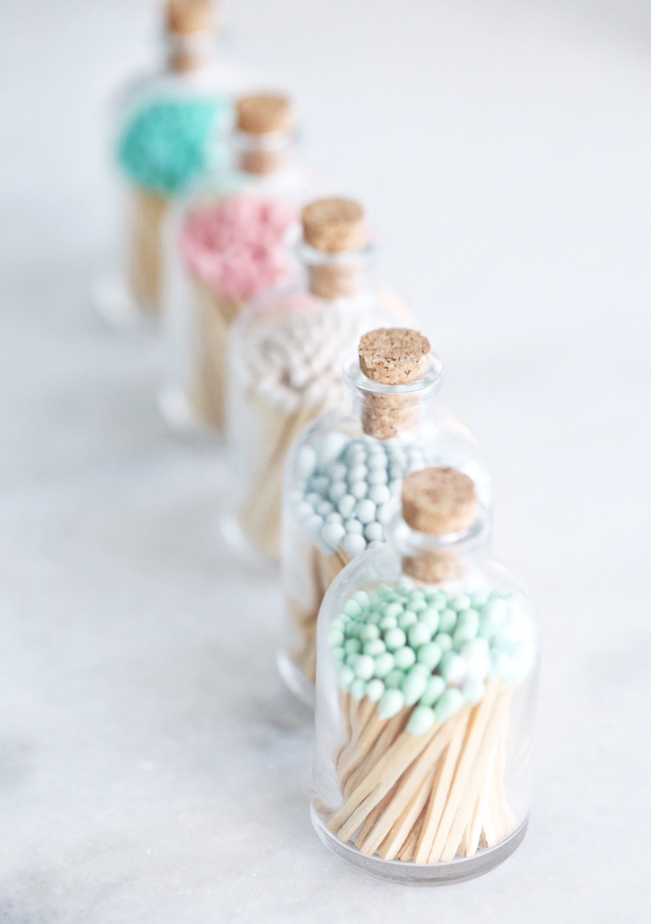 NAVY BLUE Colored Matches in a Glass Jar - Etsy