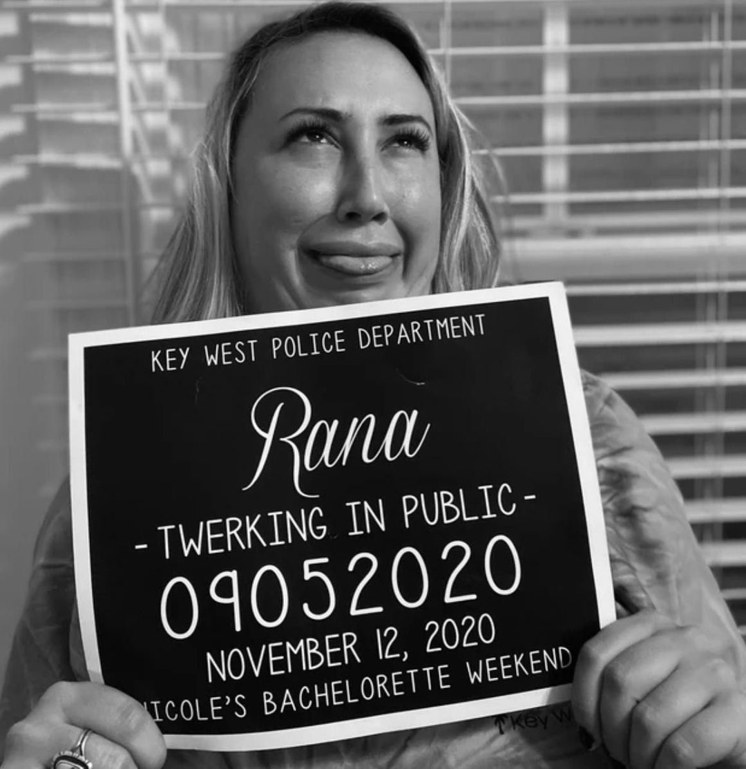 Bachelorette Party Mugshot Signs. Customized With Your Girls ...