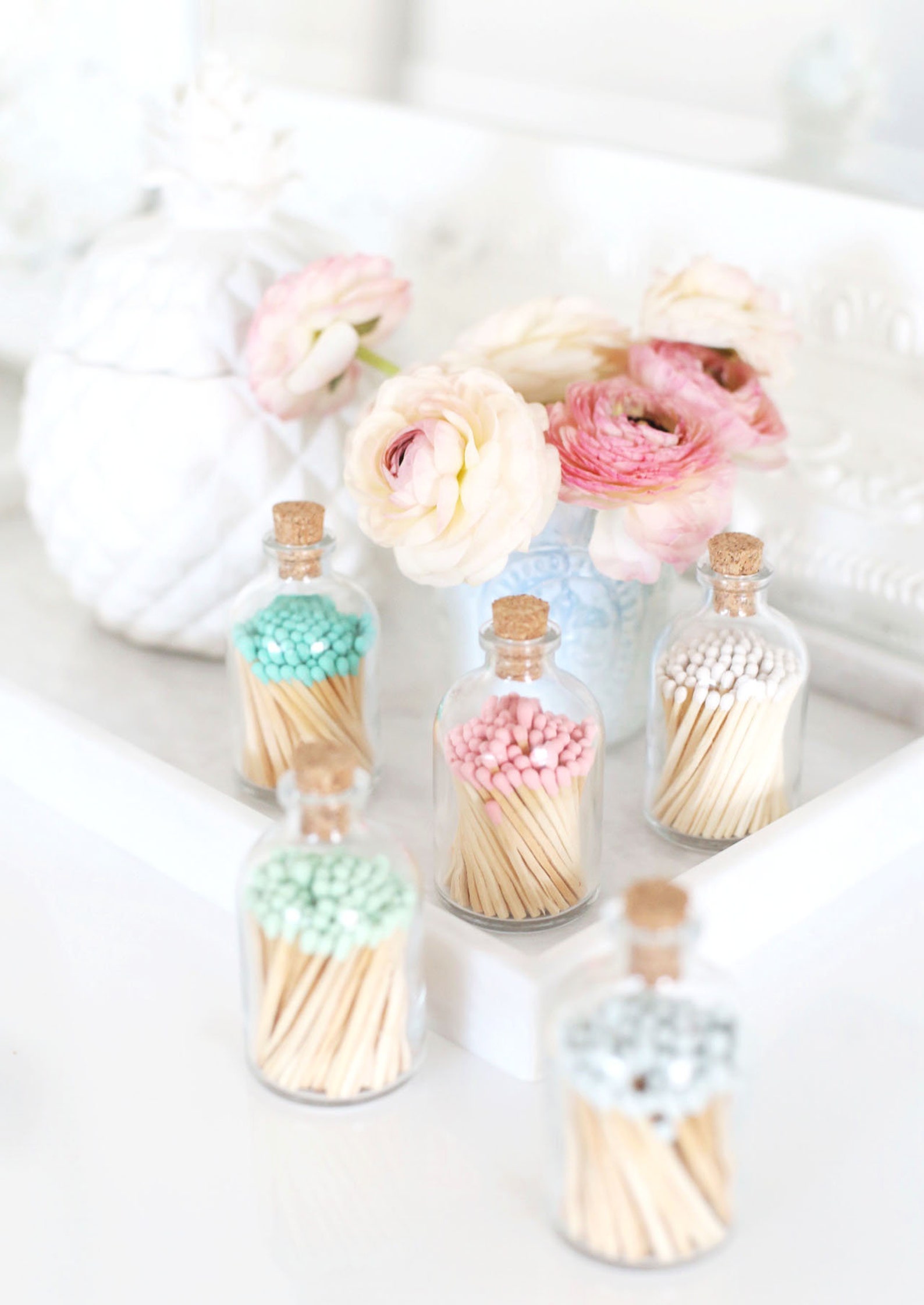 Apothecary Match Jar With Black Tipped Matches - Etsy