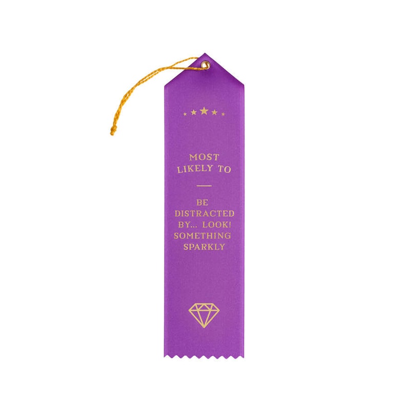 Easily Distracted Award Ribbon, Funny Adult Prize - Etsy