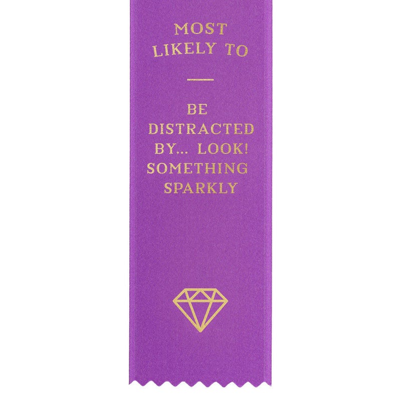 Easily Distracted Award Ribbon. Funny Award Ribbon. Adult - Etsy