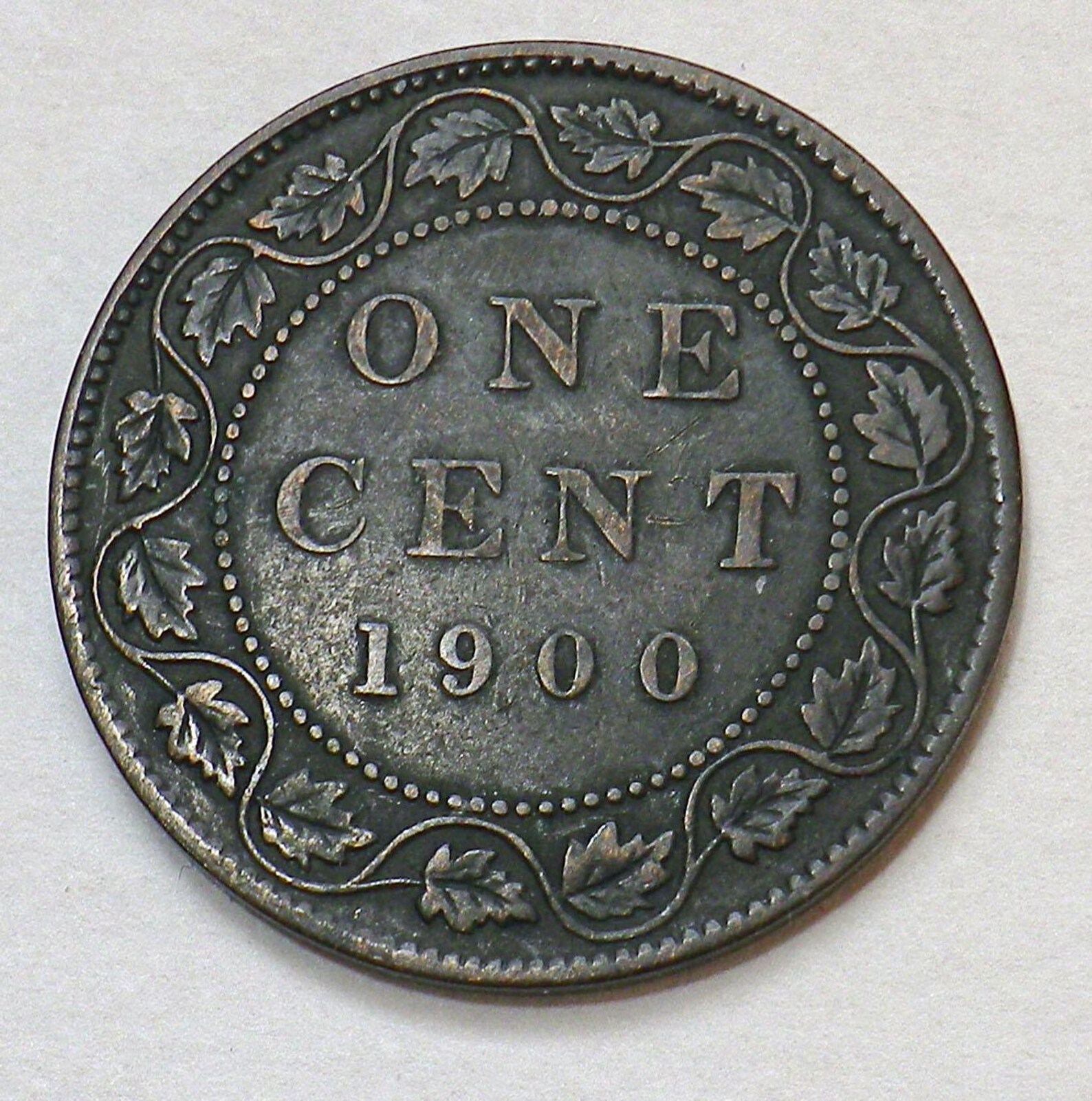 Canadian One Cent, 1900 - Etsy