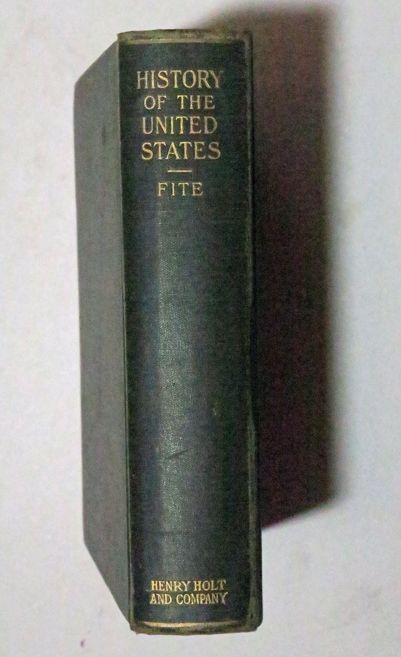 History of the United States by Emerson David Fite, 1916 - Etsy